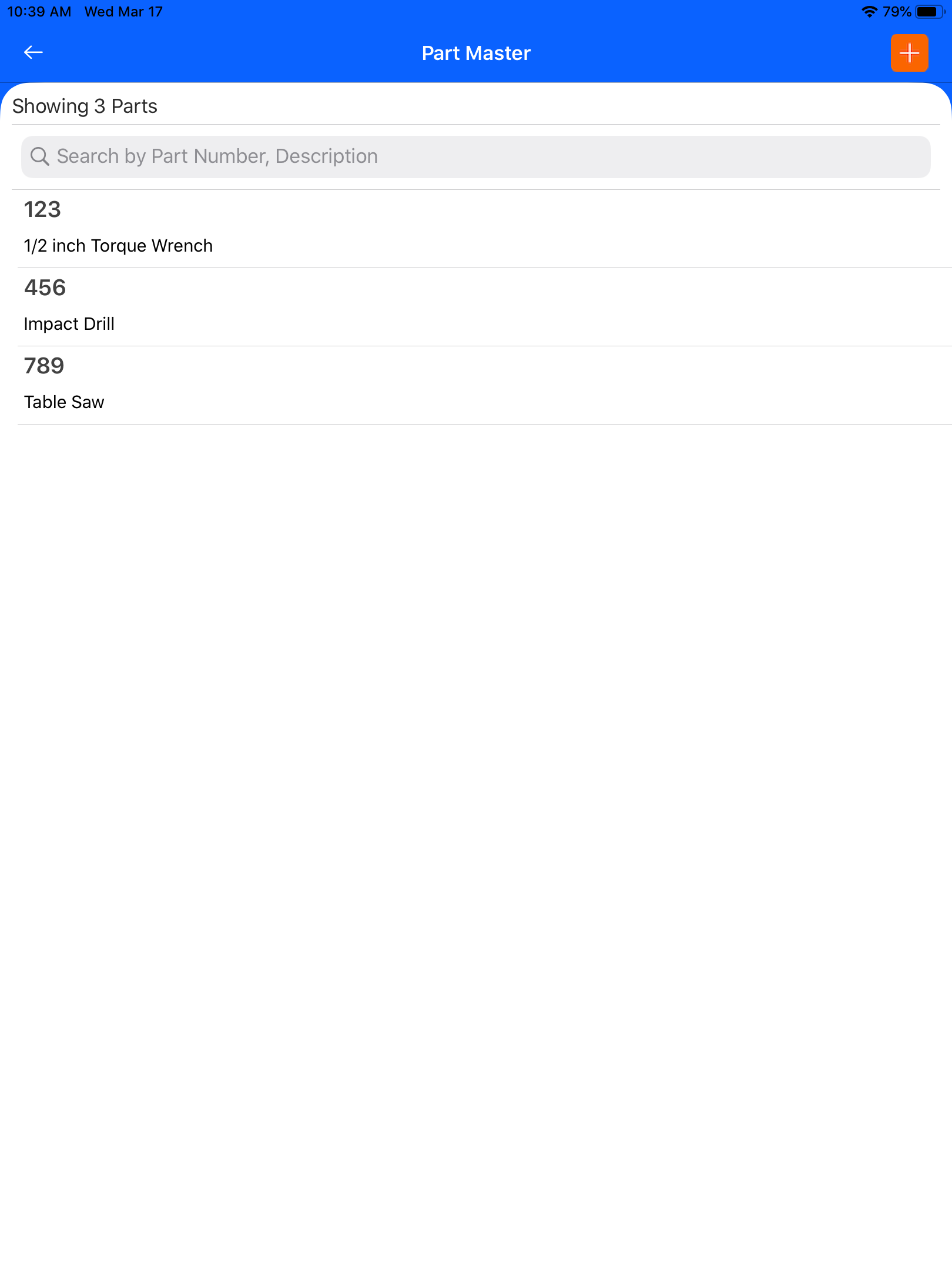 TagMatiks AT Lite - iOS Using the Part Master